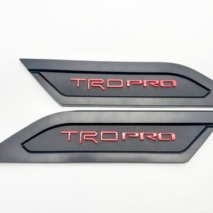 Red With Matte Black Door Side Body Molding Trim for 2022-2026 Toyota ...