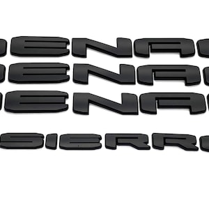 Doors Tailgate Sierra Denali 4x4 Overlay Emblems Fits 2019-2026 GMC ...