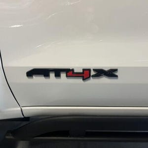 Matte Black AT4X Overlay Emblems Fit 2023-2026 GMC Canyon AT4X - Etsy