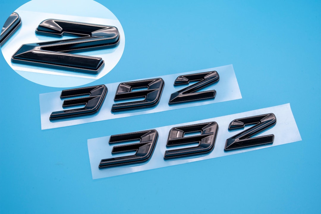 392 Gloss Black Fender Badges Emblem Angry Aggressive Car Badge | 2 ...