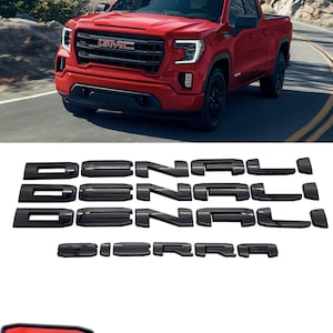 Doors Tailgate Sierra Denali 4x4 Overlay Emblems Fits 2019-2025 GMC ...
