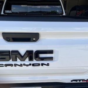 Matte Black AT4X Overlay Emblems Fit 2023-2026 GMC Canyon AT4X - Etsy