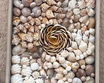 Shell Art Mosaic, Wall Decor - Etsy