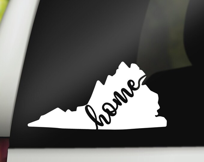 Virginia State Decal / Virginia Native Home State Sticker / Virginia ...