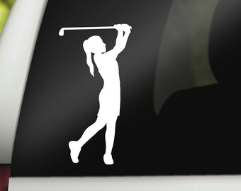 Golf Player Vinyl Decal Golfer Sticker - Etsy