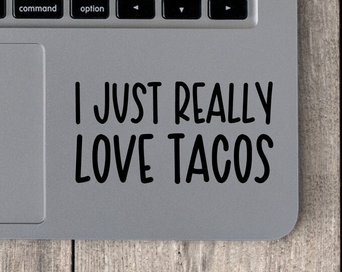 Taco Decal for Car Window or Anywhere, Bumper Sticker Taco Sticker ...