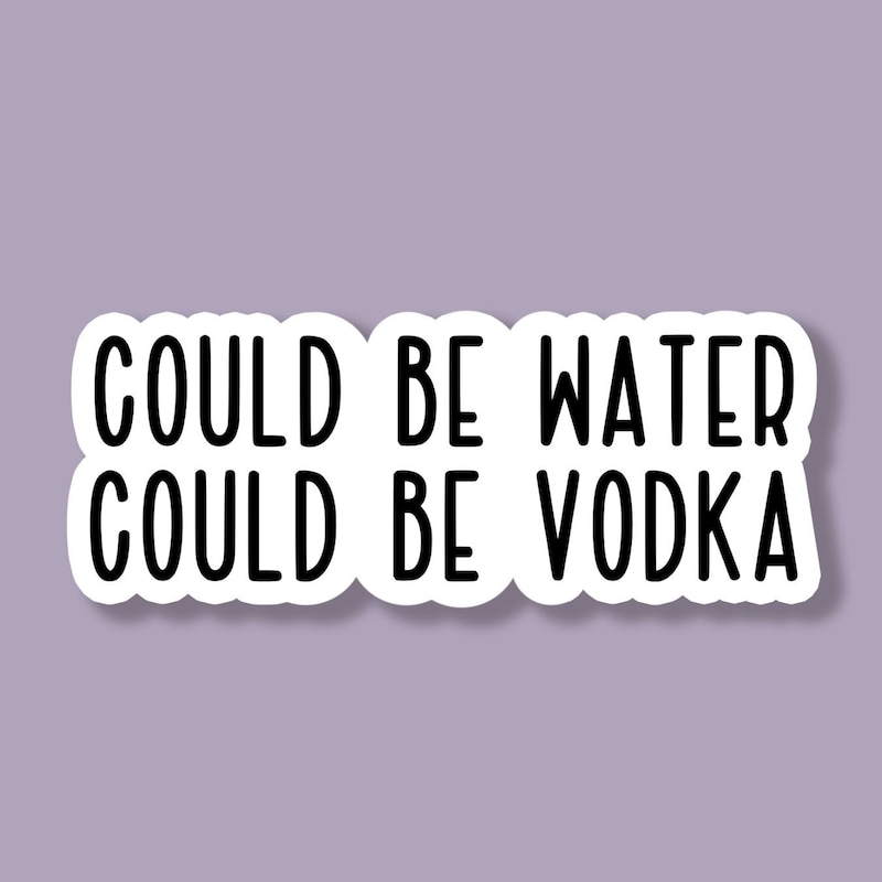 Funny Water Bottle Stickers - Etsy