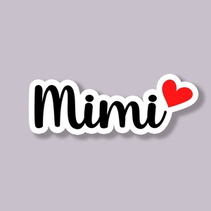 Mimi Sticker, Grandma Sticker, Mimi Laptop Sticker, Water Bottle ...