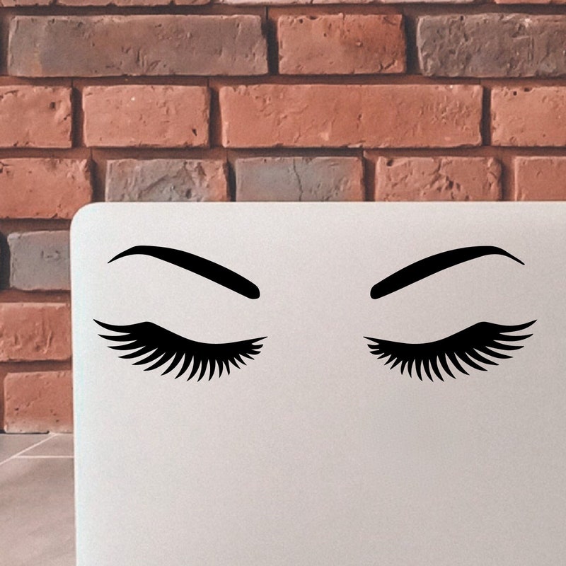 Eyelash Wall Decal - Etsy