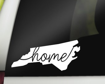 North Carolina Decal - Etsy