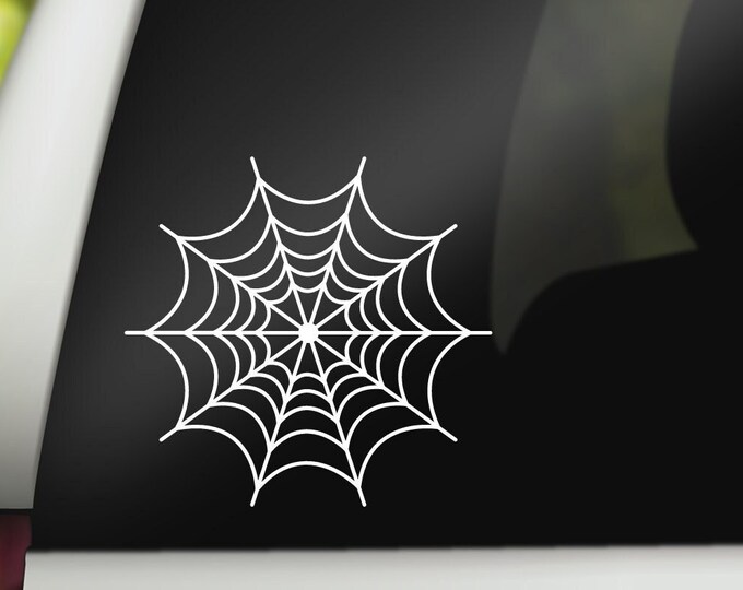 Spider Web Window Die Cut Decal Sticker Vinyl Car Many Colors & Sizes ...