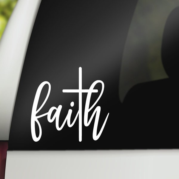 Christian Faith Vinyl Decal - Etsy