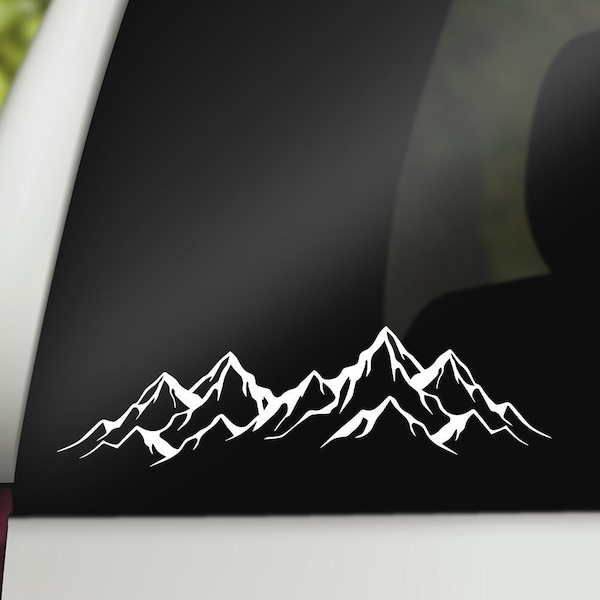 Mountain Decal - Etsy