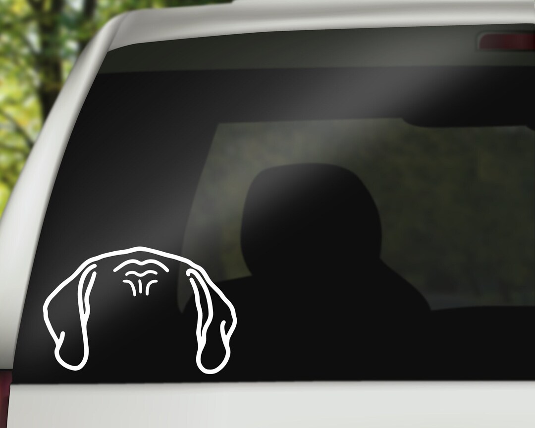 Mastiff Ears Decal, Mastiff Decal, Mastiff Sticker, Dog Ears Decal, Dog ...