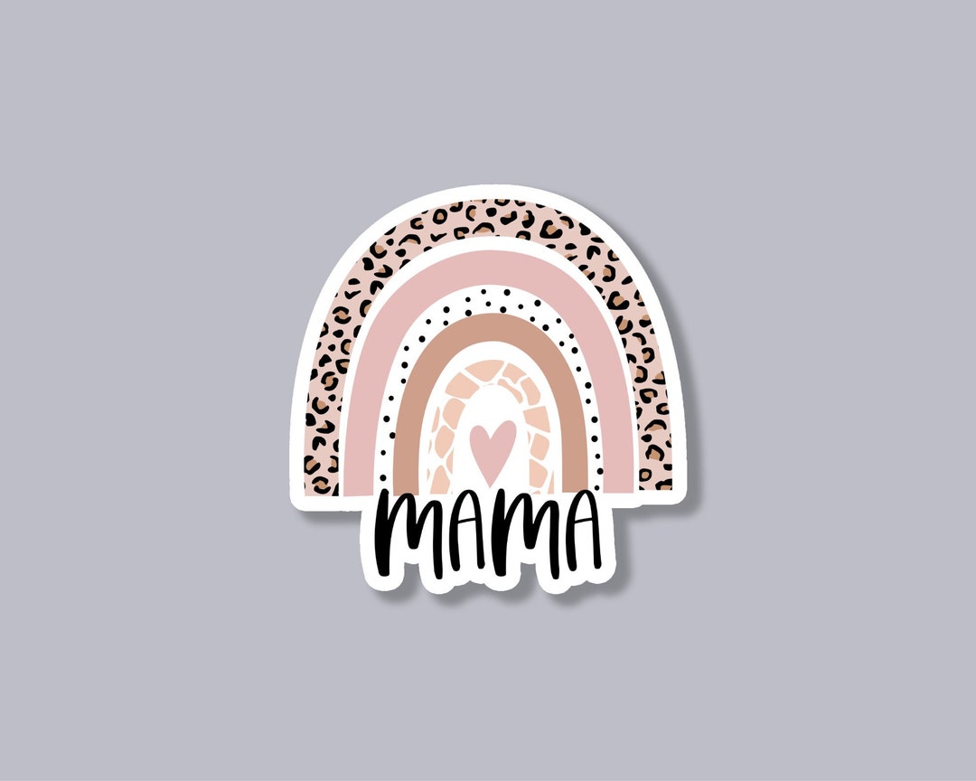 Mama Rainbow Sticker, Mama Stickers, Mom Stickers, Mama Laptop Sticker ...