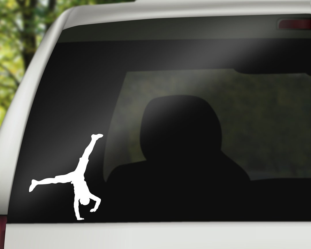 Cartwheel Decal Gymnastic Decal Cartwheel Sticker Gymnast - Etsy