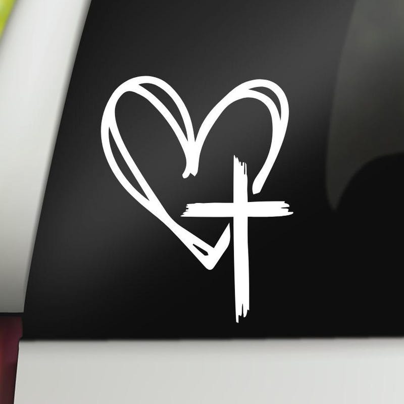 Cross Decal - Etsy