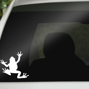 Frog Decal, Frog Sticker, Toad Decal, Bullfrog Decal, Car Decal, Laptop ...