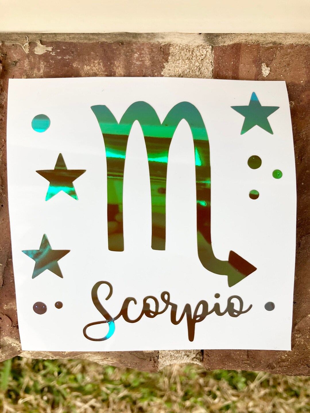 HOLOGRAPHIC Zodiac Decal, Zodiac Stickers, Horoscope Stickers ...