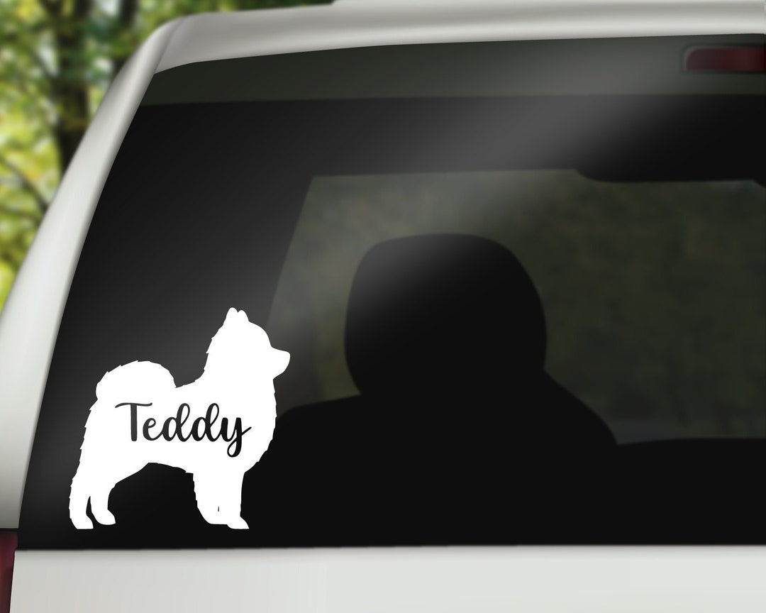 Pomeranian Name Decal, Pomeranian Decal, Pomeranian Sticker, Pom Decal ...