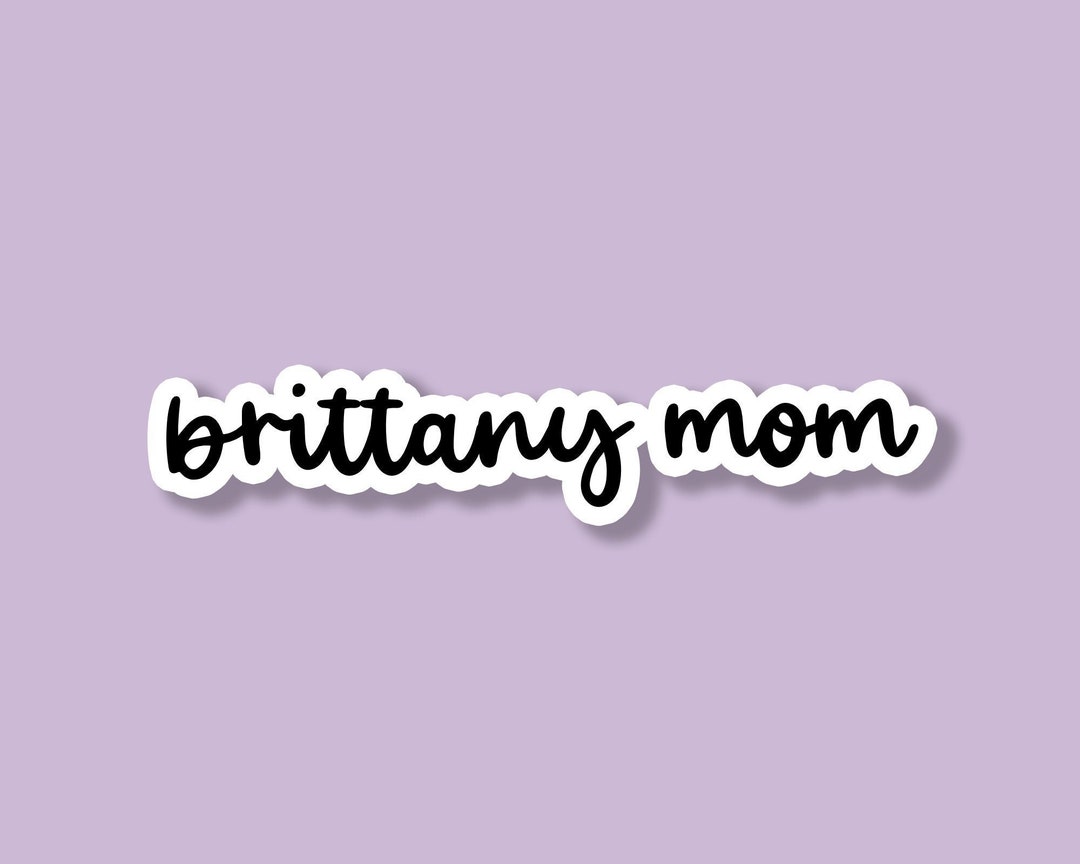 Brittany Mom Sticker, Brittany Spaniel Sticker, Brittany Spaniel Mom ...