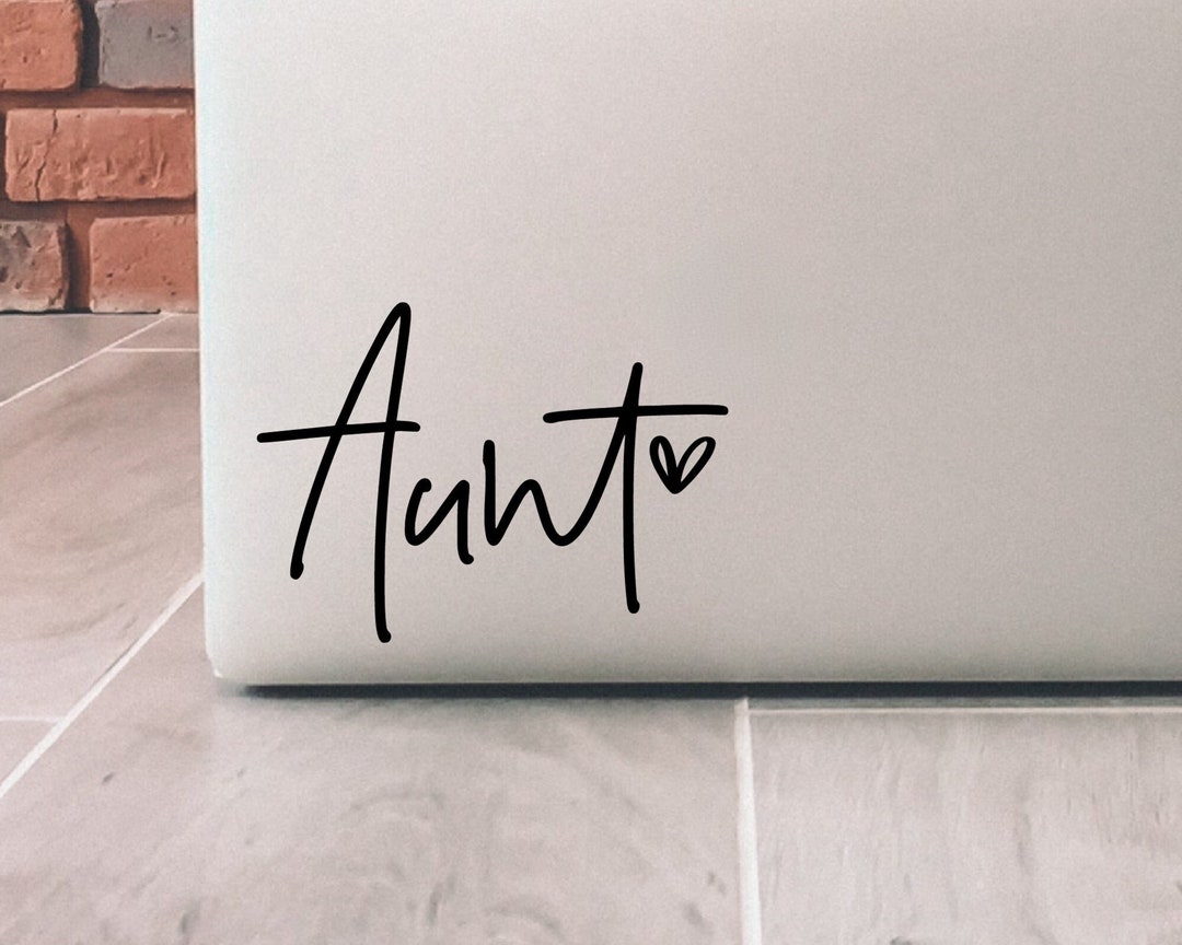 Aunt Decal, Aunt Sticker, Aunt Vinyl Decal, Car Decal, Laptop Sticker ...