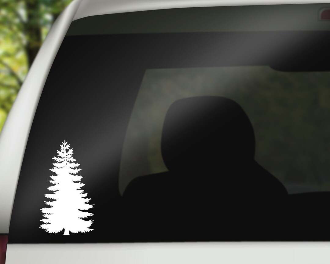Fir Tree Decal, Pine Tree Decal, Tree Sticker, Tree Decal, Car Decal ...