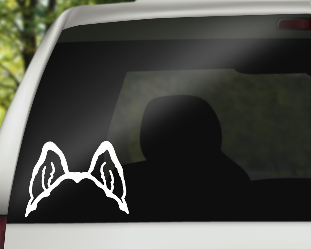 Husky Ears Decal Husky Sticker Husky Decal Dog Ears Decal - Etsy