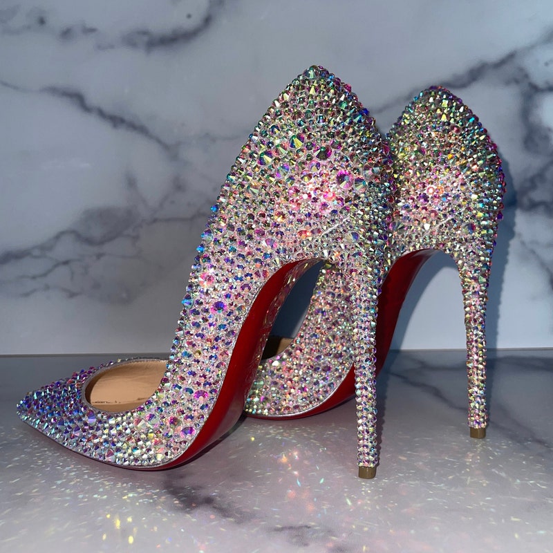 Red Bottom Leather Heels - Etsy