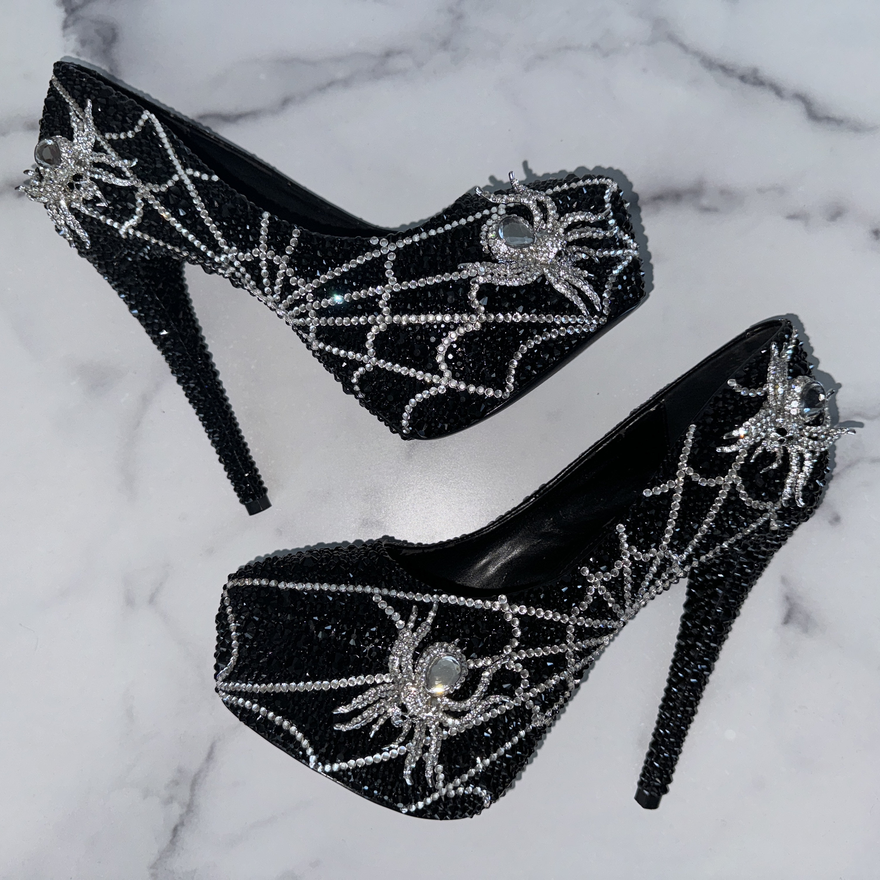 Custom Crystal Service - Transform Shoes With Expertly Hand Placed High ...