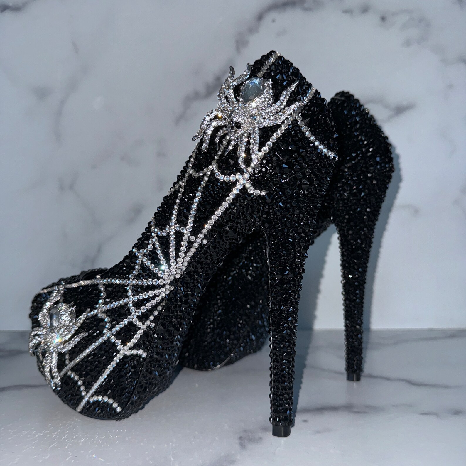 Custom Crystal Service - Transform Shoes With Expertly Hand Placed High ...