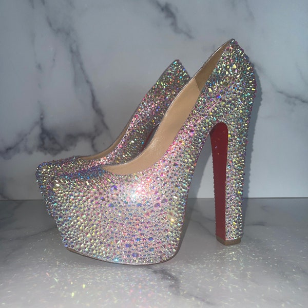 Red Bottom Platform Heels - Etsy