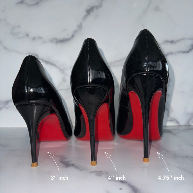 Spider Web Goth Personalized Crystal Red Bottom Heels, Pumps ...