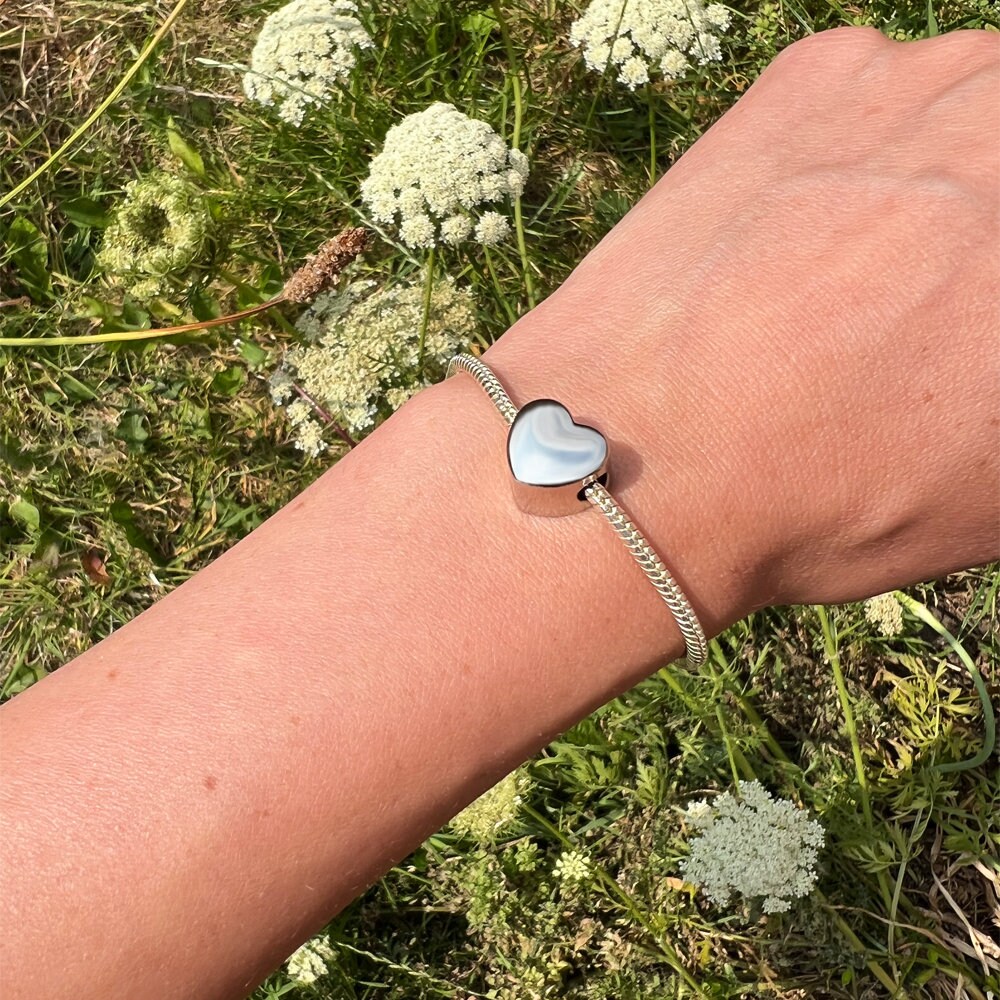 Personalized Heart Photo Charms Fit Pandora Bracelet Custom - Etsy UK