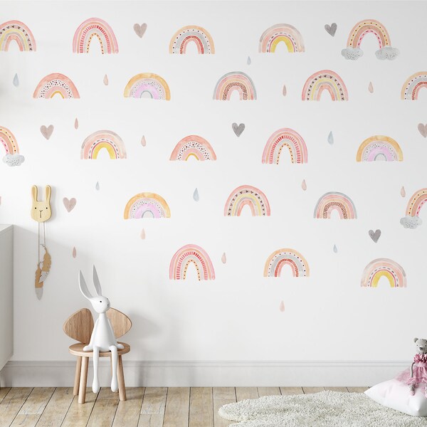 Rainbow Wall Sticker - Etsy