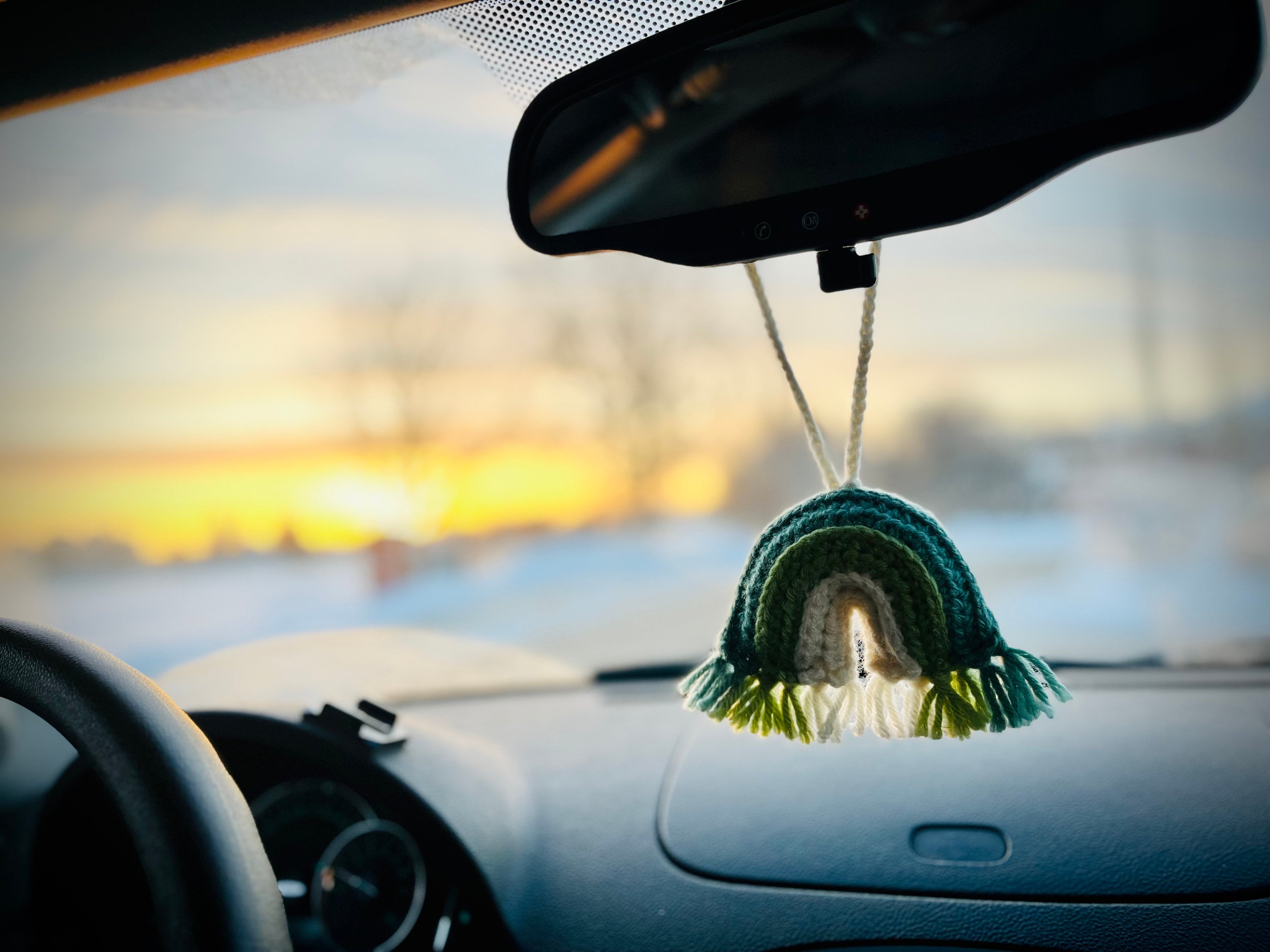 Boho Rainbow Car Dangle Crochet Pattern ONLY - Etsy UK