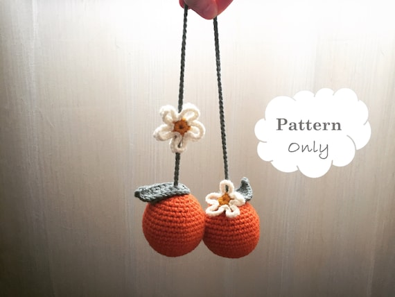Orange Car Dangle/air Freshener CROCHET PATTERN | Etsy