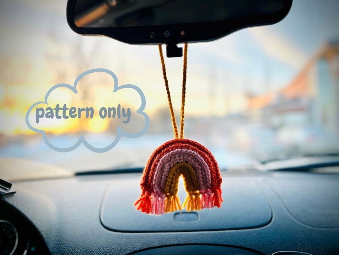 Boho Rainbow Car Dangle - Crochet Pattern ONLY - Etsy