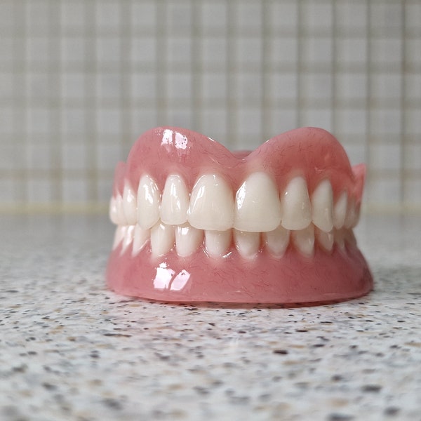 Upper and Lower Dentures - Etsy