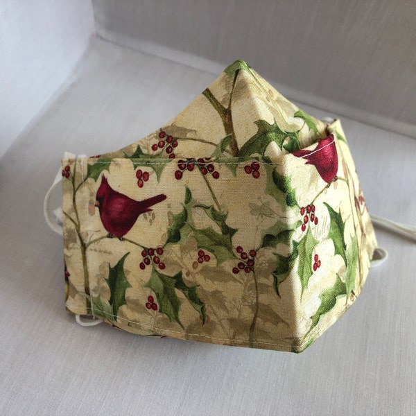 Holly Berry Mask - Etsy