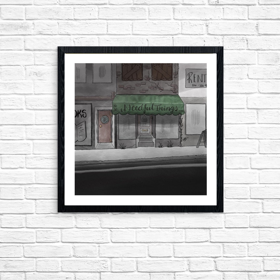 Needful Things Illustration, Stephen King Illustration, Book ...