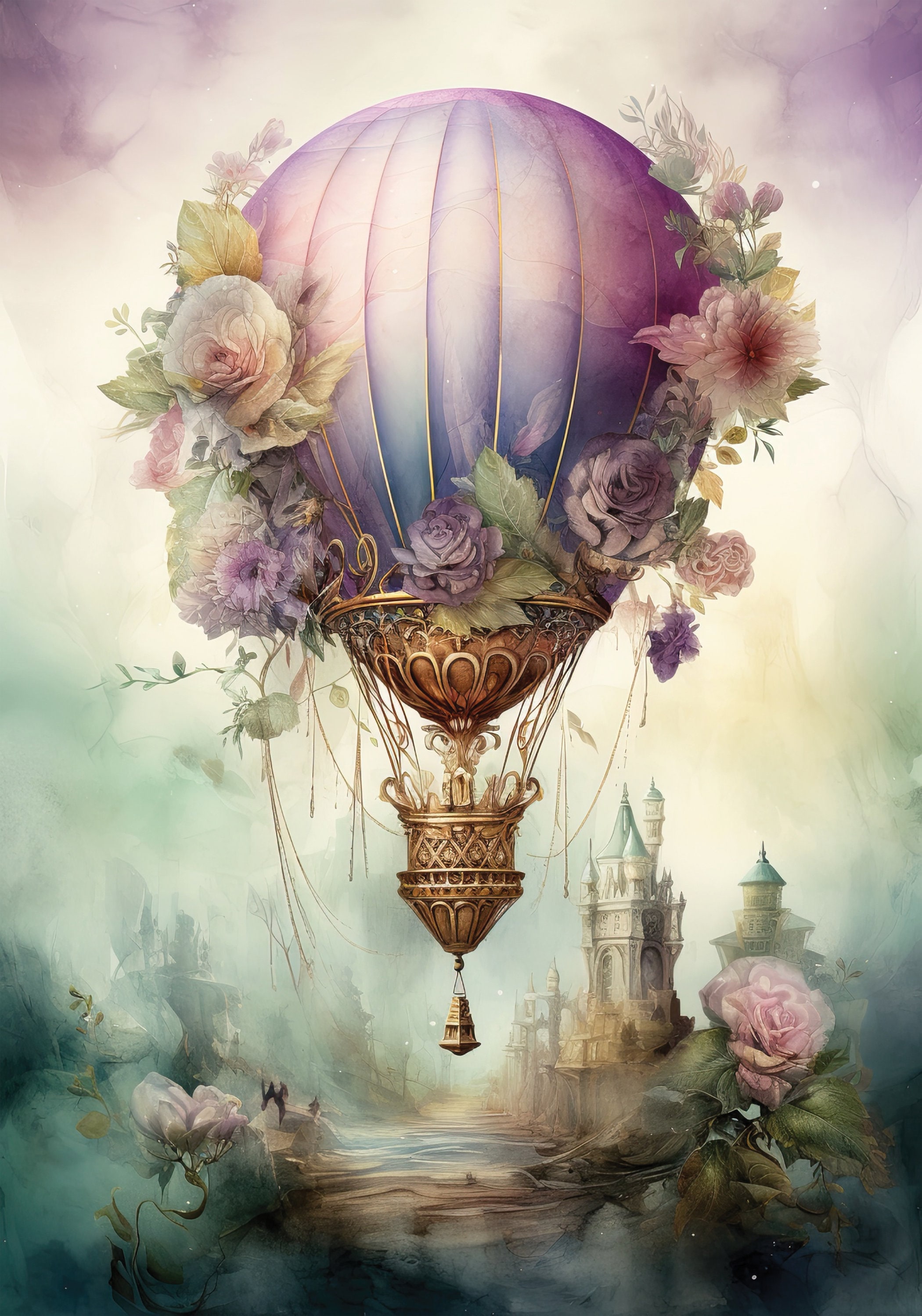 Decoupage Design by Colour & Inspiration - Adventure - Size Options A2 ...