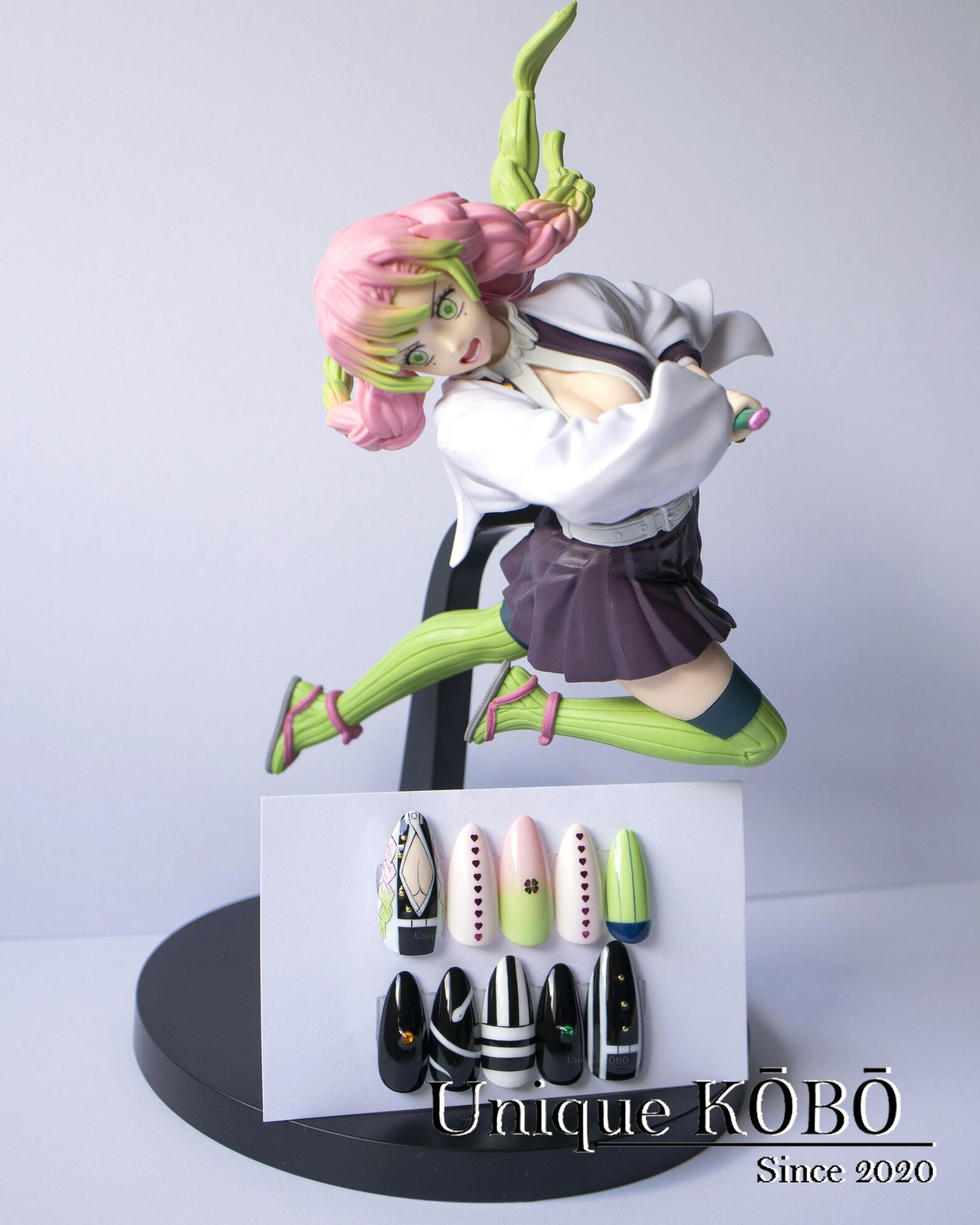 Hashira Uniform-inspired Press on Nails, Mix and Match Character Set ...
