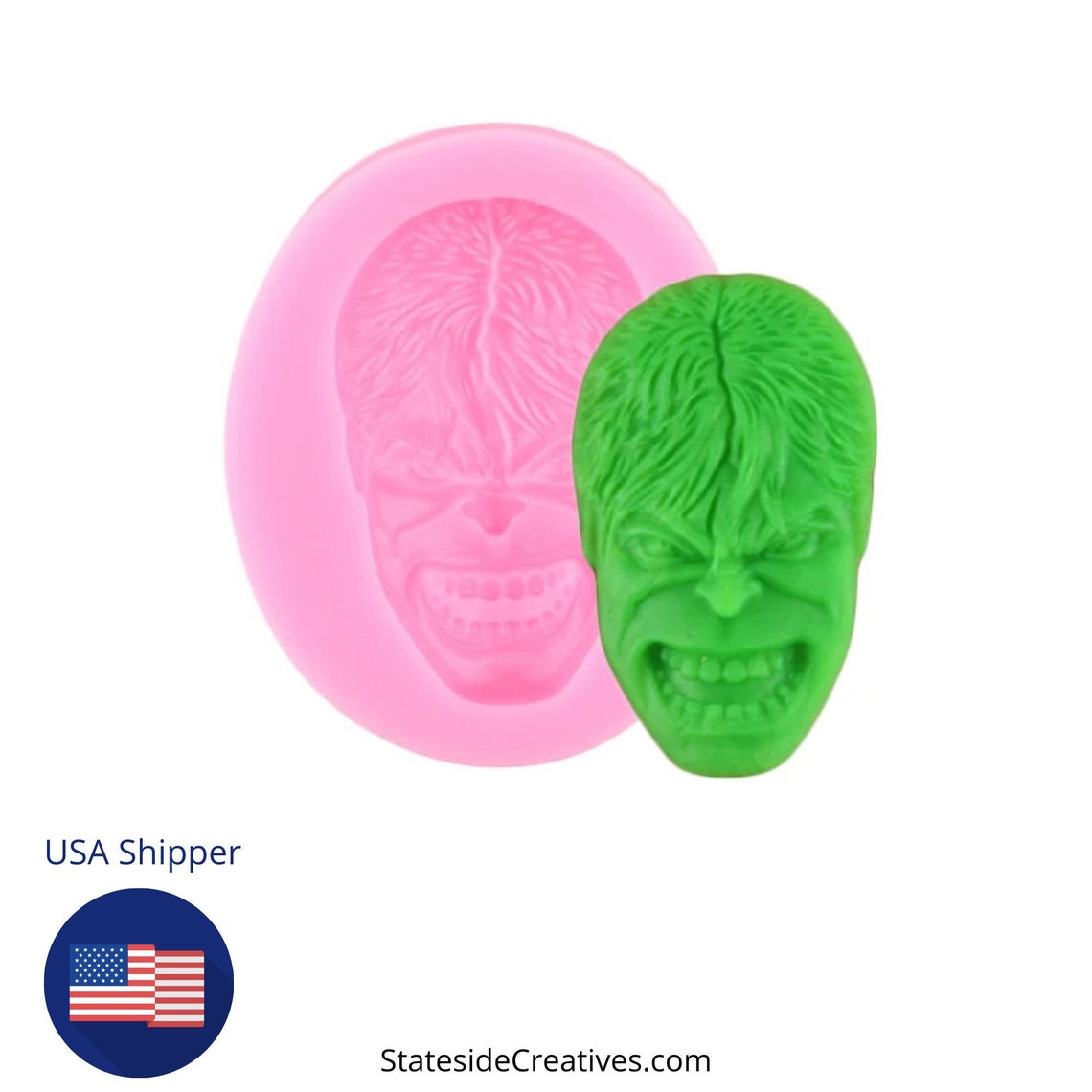 Silicone Incredible Hulk Mold the Hulk Fondant Sugarcraft | Etsy
