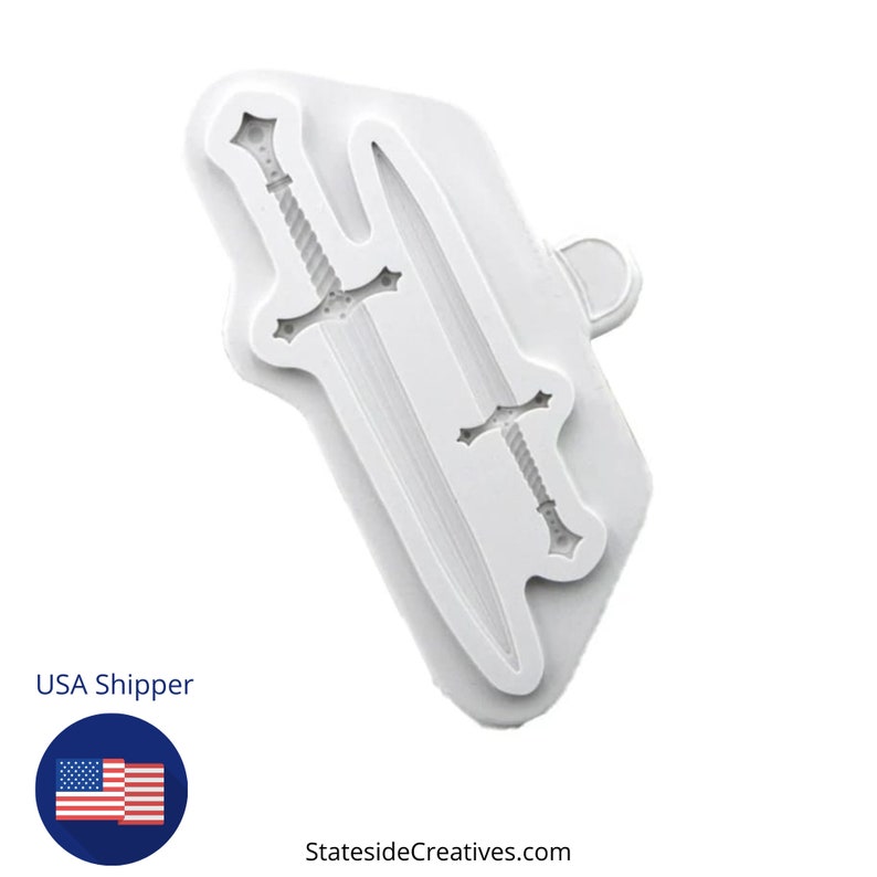 Silicone Sword Mold Two Swords Silicone Mold Resin Epoxy | Etsy