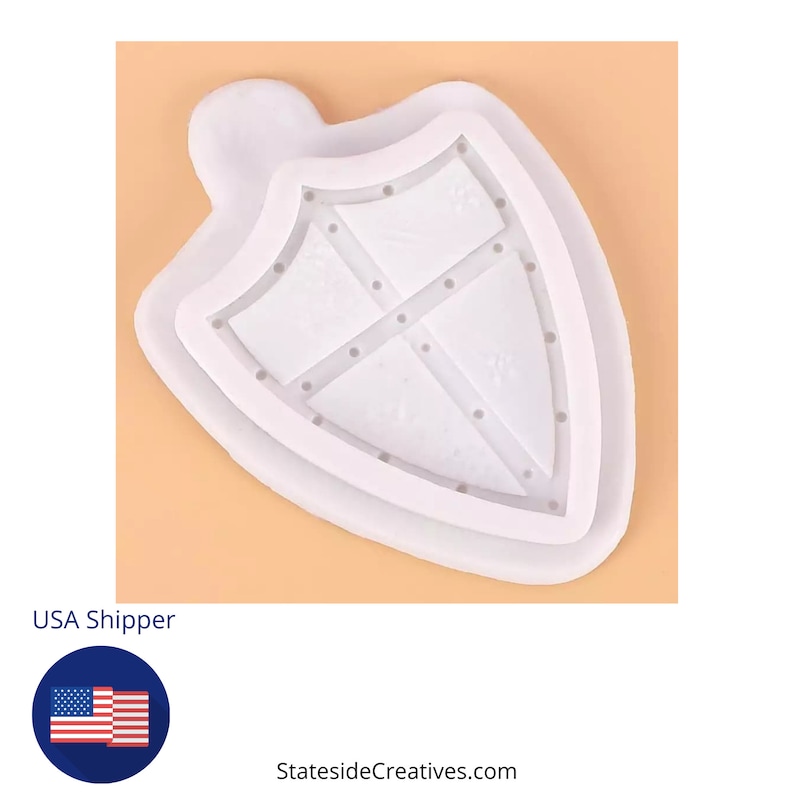Knights Shield Silicone Mold, Battle Shield, Medieval Shield, Shield ...