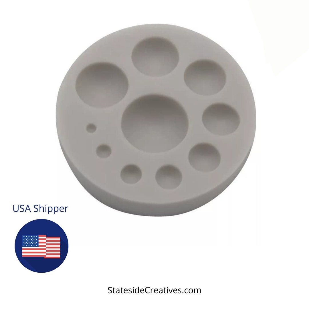 Graduated Circle Silicone Mold, Half Circle Fondant Mold, Circle ...