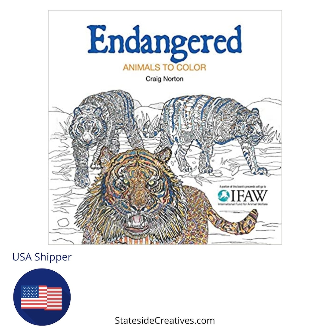 Barron's Endangered Animals to Color by Craig Norton, Endangered ...