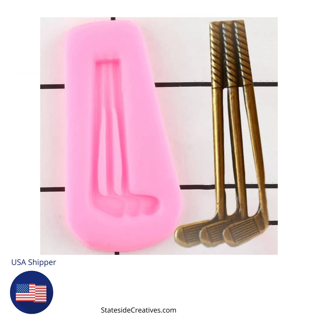 Silicone Golf Club Mold, Golf Club Candy Mold, Golfing Mold, Golfing ...