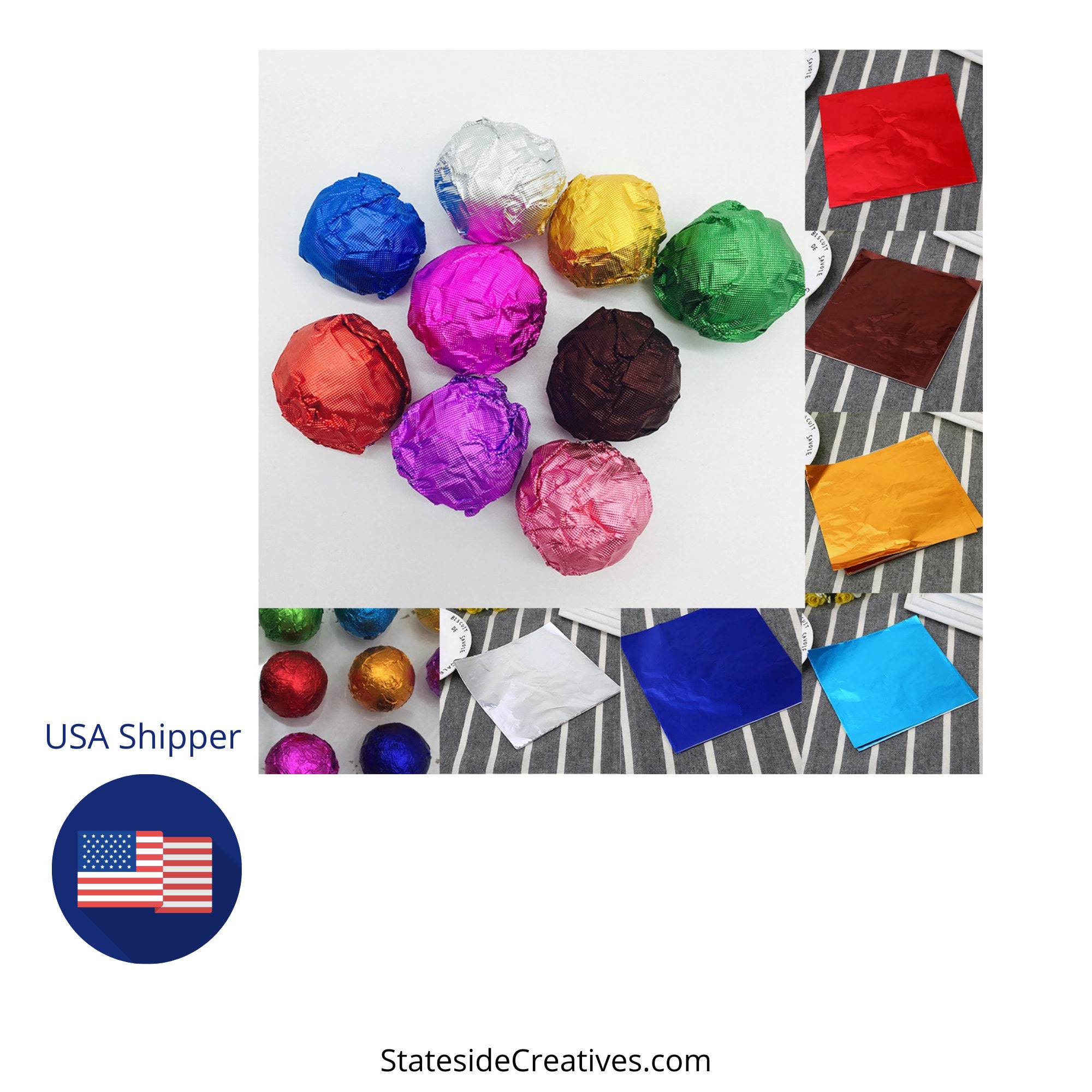 Dull Foil Candy Wrappers